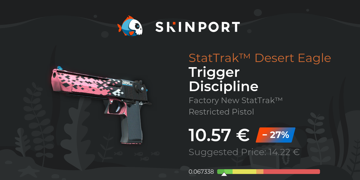 StatTrak™ Desert Eagle | Trigger Discipline (Factory New) - Counter-Strike 2 - Skinport