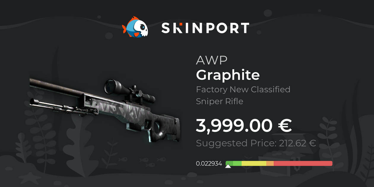 AWP | Graphite (Factory New) - Counter-Strike 2 - Skinport