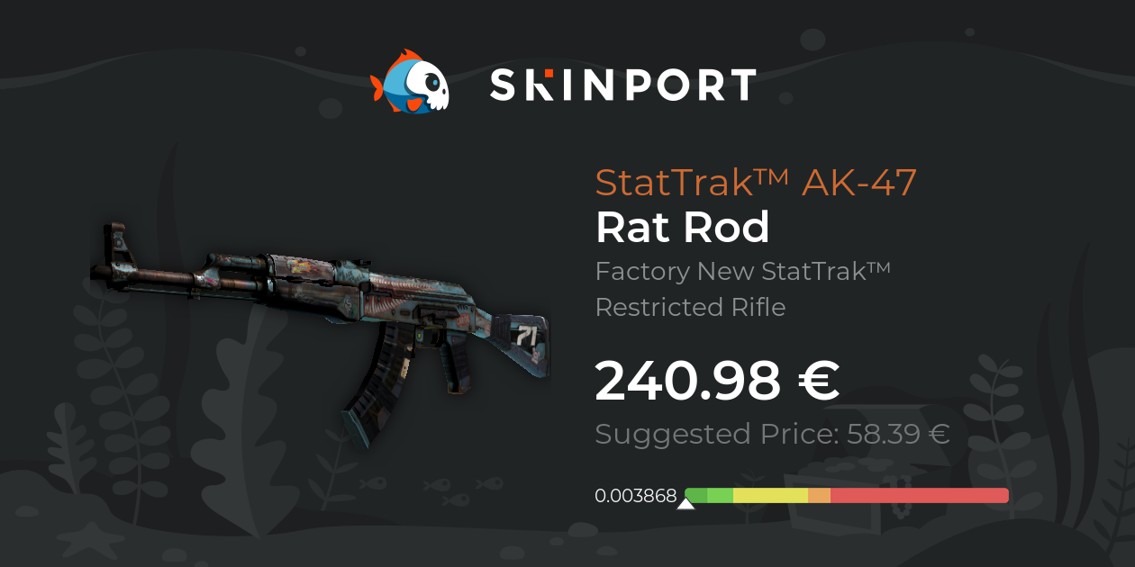 AK-47 StatTrak™ | Rat Rod (Original de Fábrica) - CS:GO - Skinport