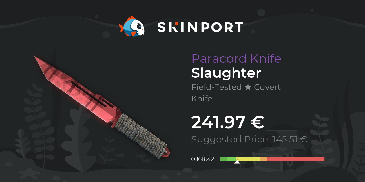 Paracord Knife | Slaughter (Field-Tested) - Counter-Strike 2 - Skinport