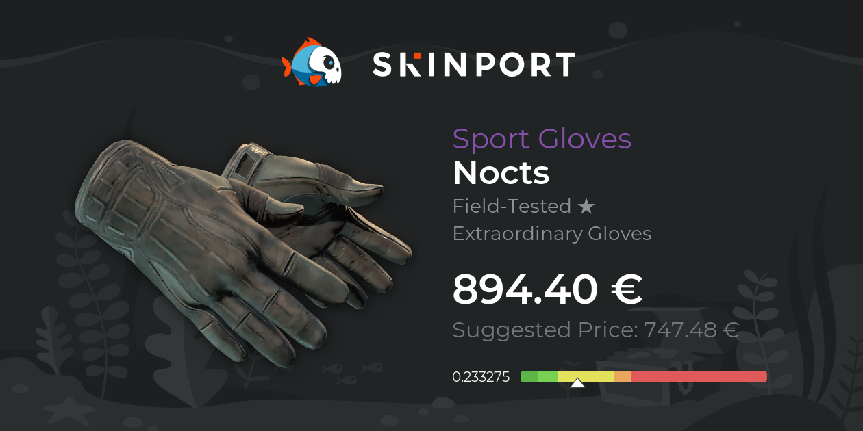 Sport Gloves | Nocts (Field-Tested) - Counter-Strike 2 - Skinport