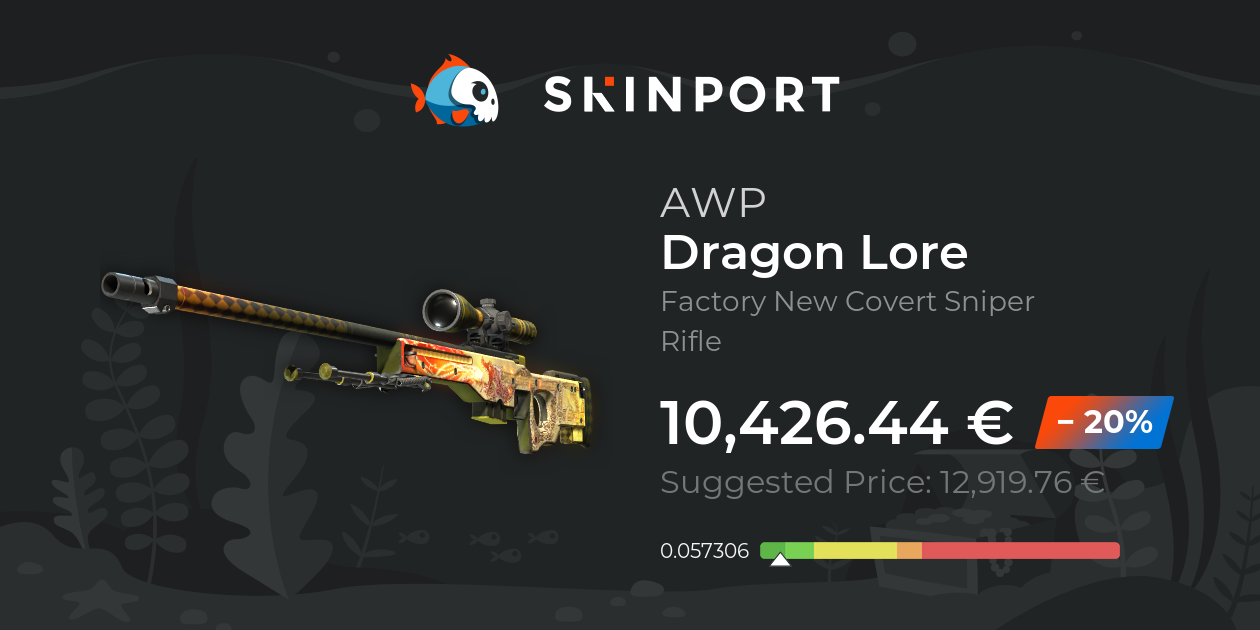 AWP | Dragon Lore (Fabriksny) - Counter-Strike 2 - Skinport