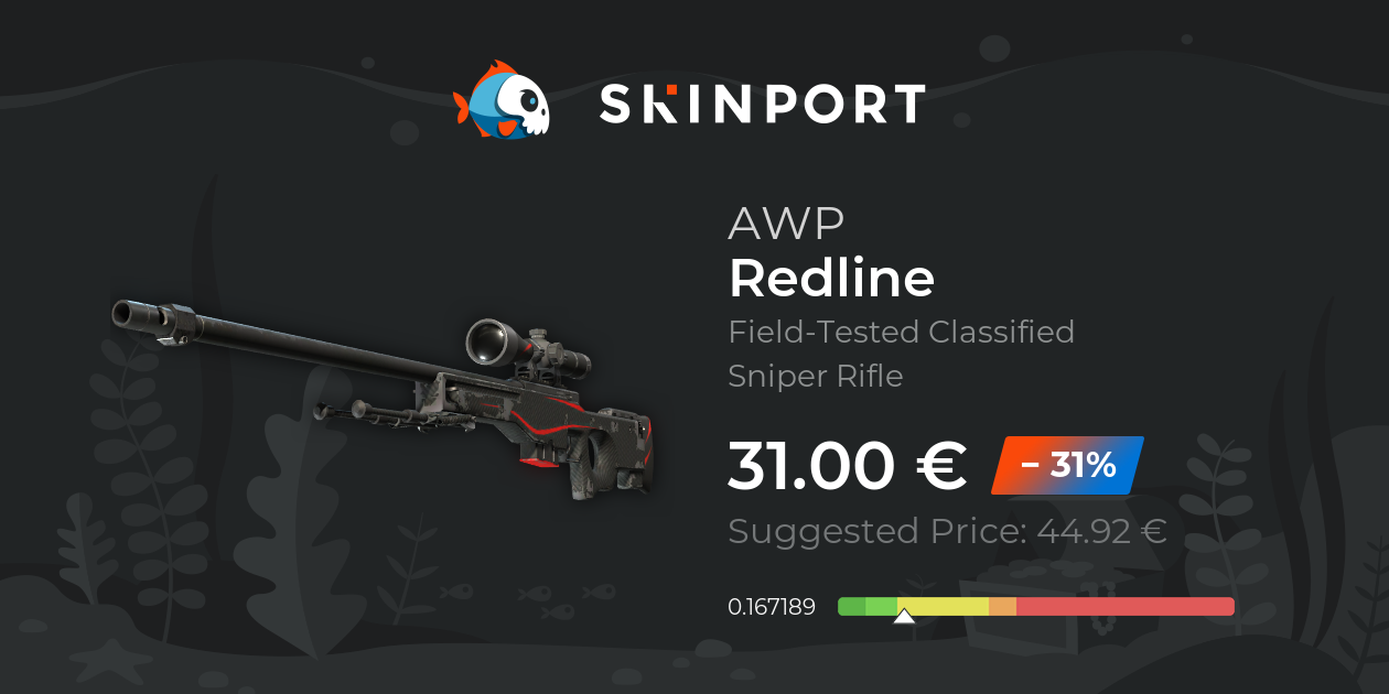 AWP | Redline (Field-Tested) - Counter-Strike 2 - Skinport