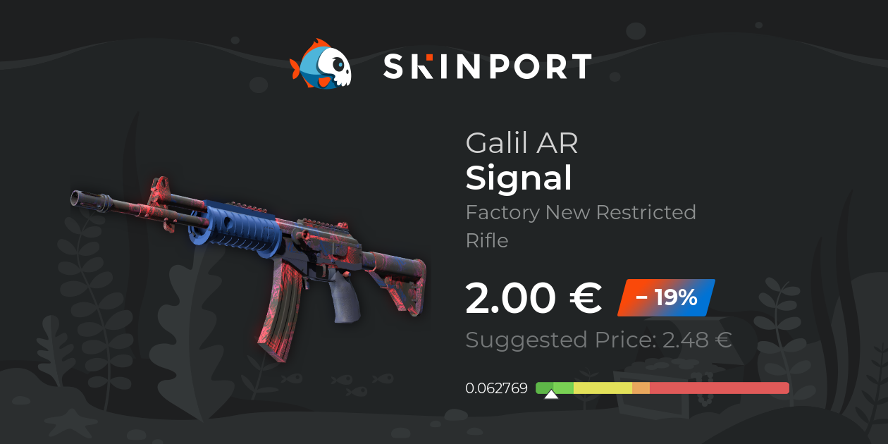 Galil AR | Signal (Factory New) - Counter-Strike 2 - Skinport