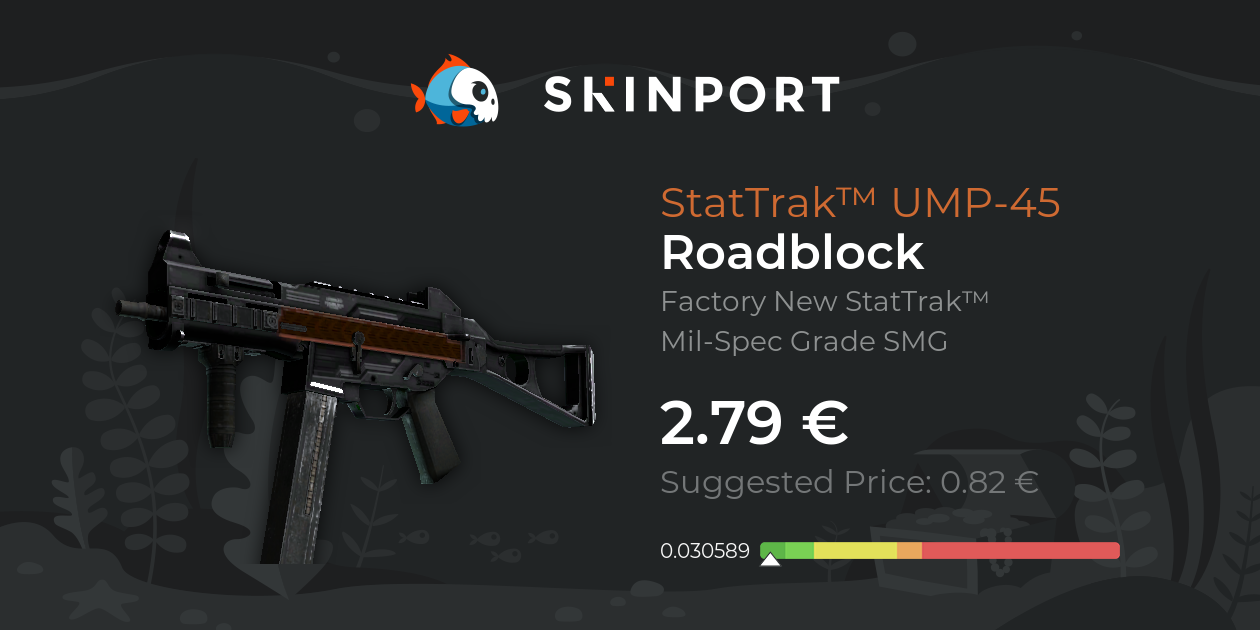 StatTrak™ UMP-45 | Roadblock (Factory New) - CS2 - Skinport