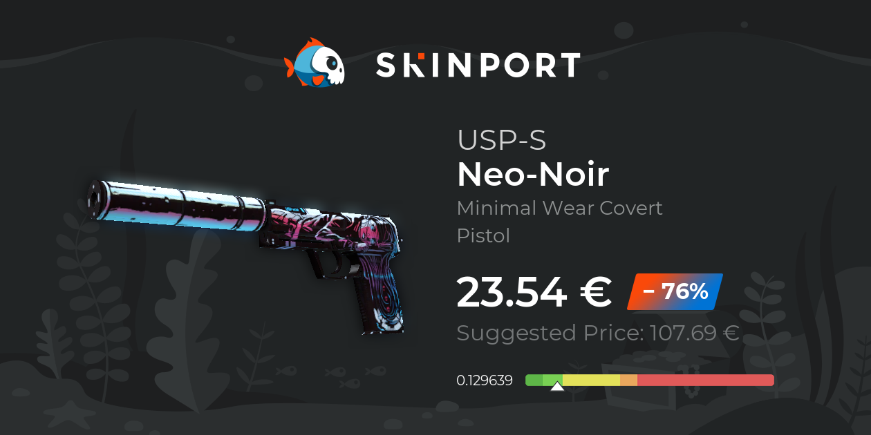 USP-S | Neo-Noir (Minimal Wear) - CS2 - Skinport