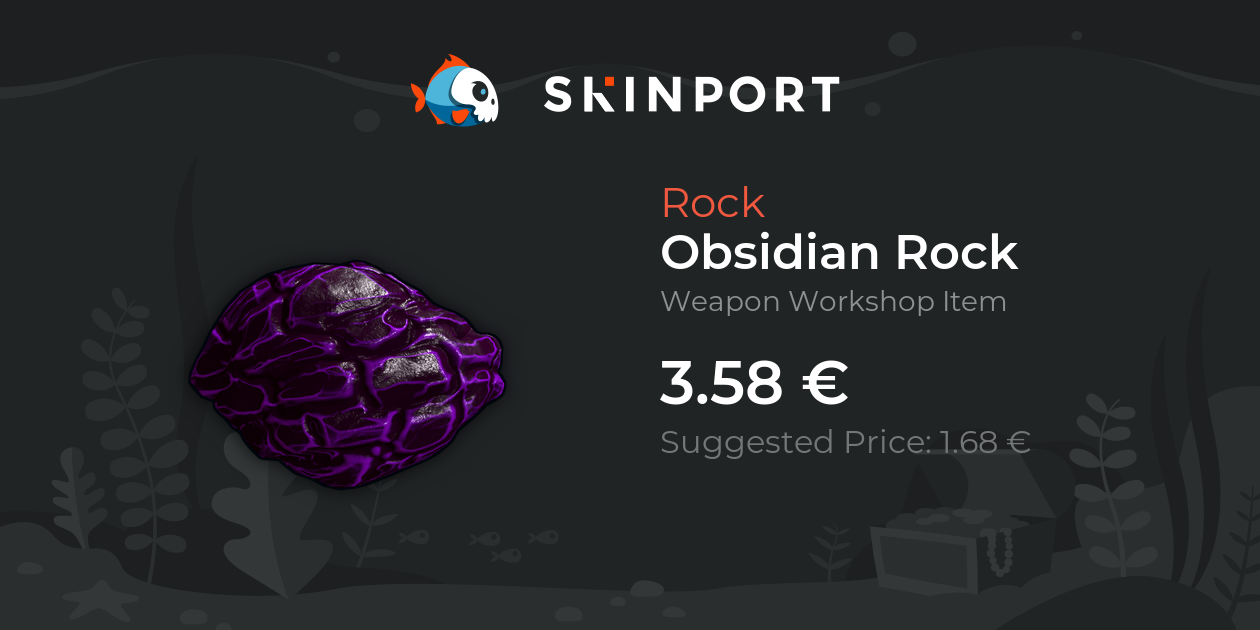 Obsidian Rock - Rust - Skinport