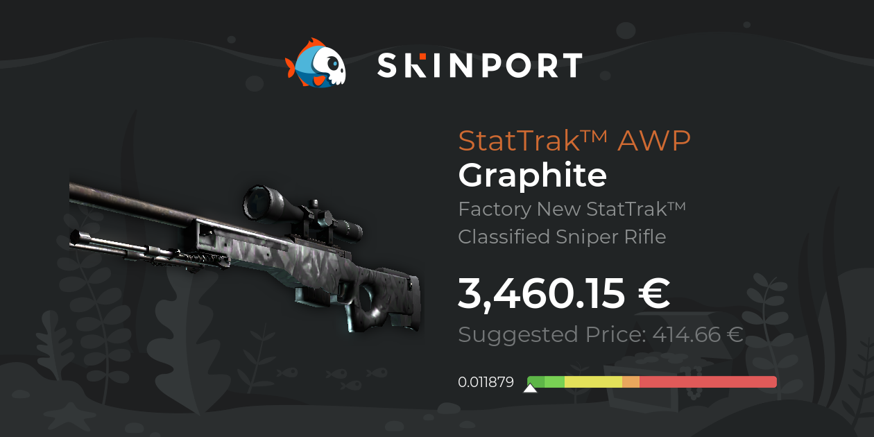 StatTrak™ AWP | Graphite (Factory New) - CS2 - Skinport