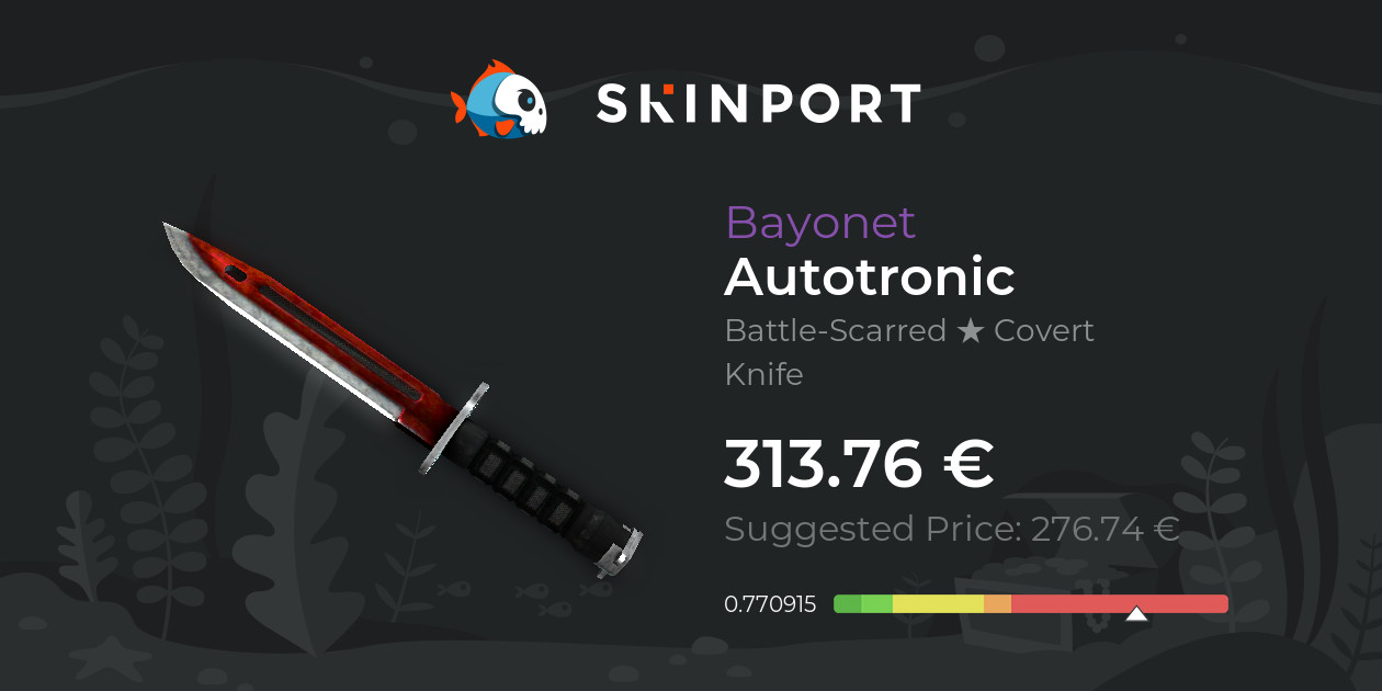 Bayonet | Autotronic (Battle-Scarred) - CS2 - Skinport