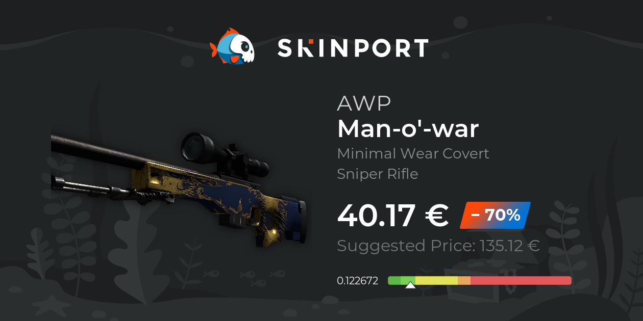 AWP | Man-o'-war (Minimal Wear) - Counter-Strike 2 - Skinport