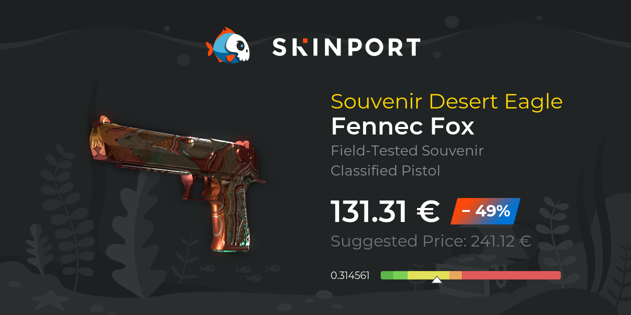 Souvenir Desert Eagle | Fennec Fox (Field-Tested) - Counter-Strike 2 ...