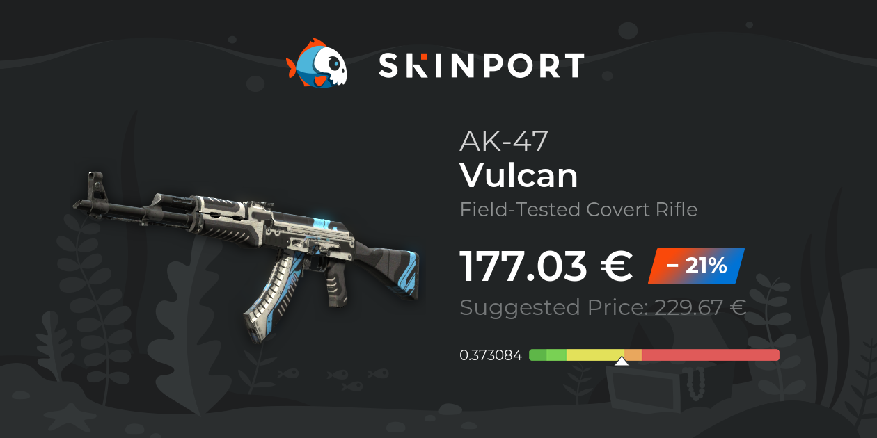 AK-47 | Vulcan (Field-Tested) - Counter-Strike 2 - Skinport