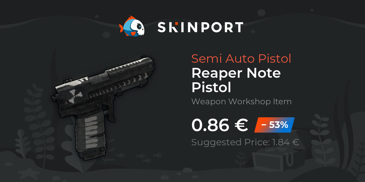 Reaper Note Pistol - Rust - Skinport