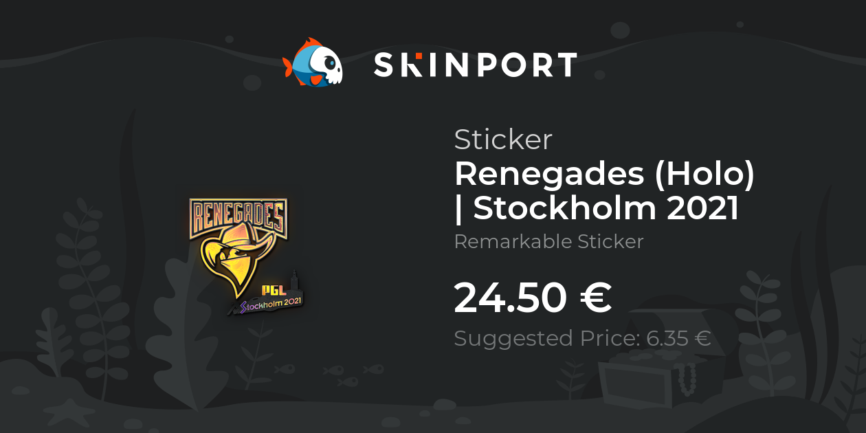 Sticker | Renegades (Holo) | Stockholm 2021 - Counter-Strike 2 - Skinport