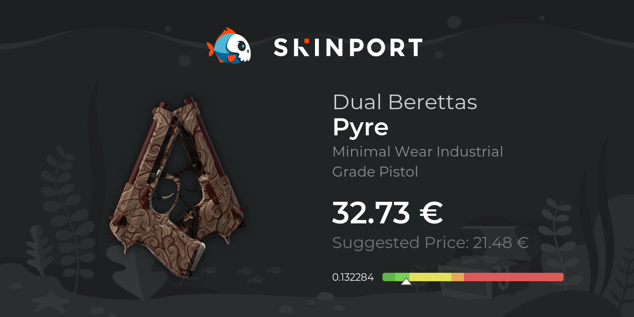 Dual Berettas | Pyre (Minimal Wear) - Counter-Strike 2 - Skinport