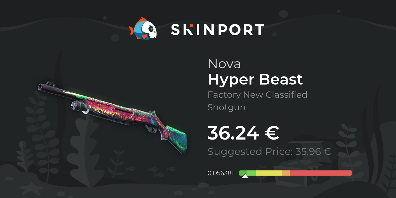Nova | Hyper Beast (Factory New) - Counter-Strike 2 - Skinport