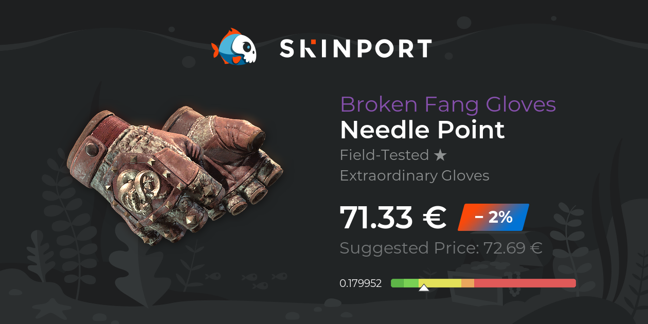 Broken Fang Gloves | Needle Point (Field-Tested) - Counter-Strike 2 ...