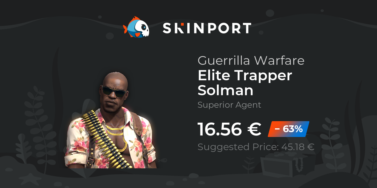 Elite Trapper Solman | Guerrilla Warfare - Counter-Strike 2 - Skinport