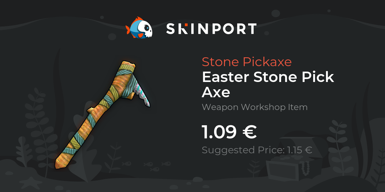 Easter Stone Pick Axe - Rust - Skinport