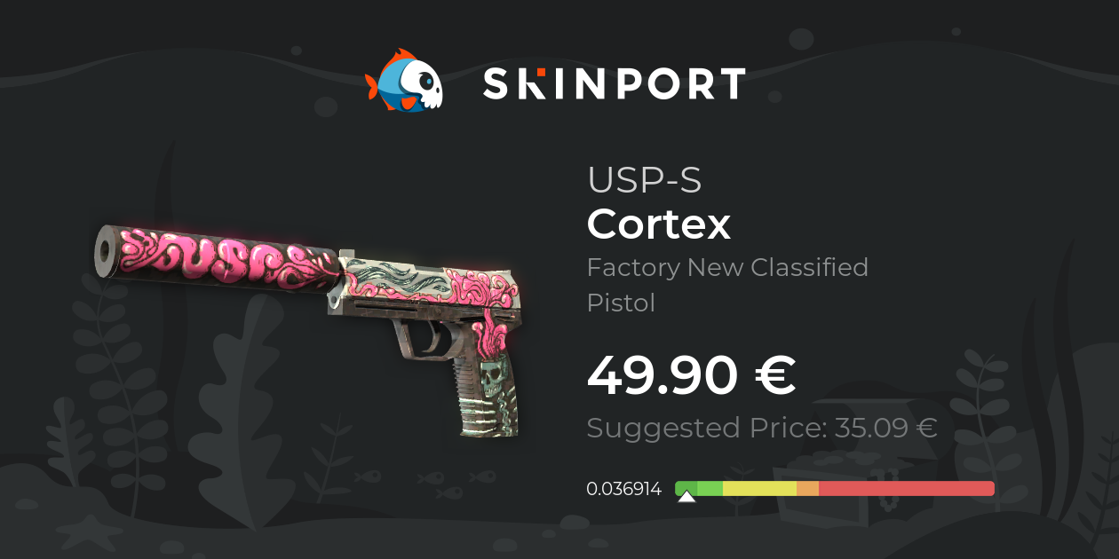 USP-S | Cortex (Factory New) - Counter-Strike 2 - Skinport