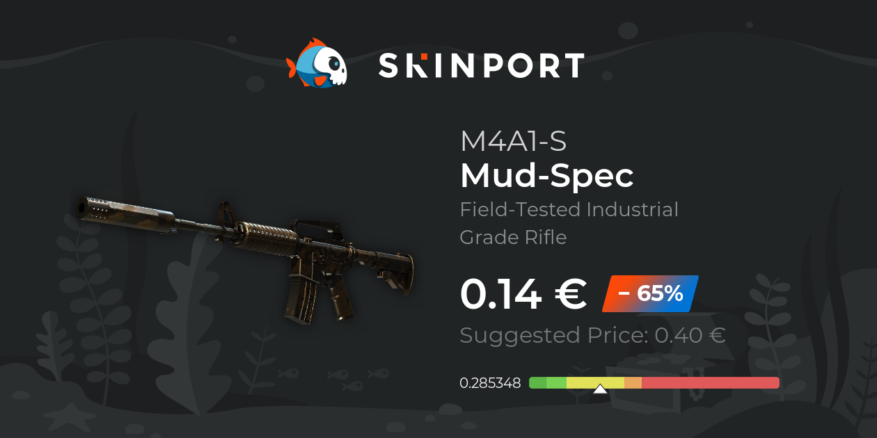 M4A1-S | Mud-Spec (Field-Tested) - Counter-Strike 2 - Skinport