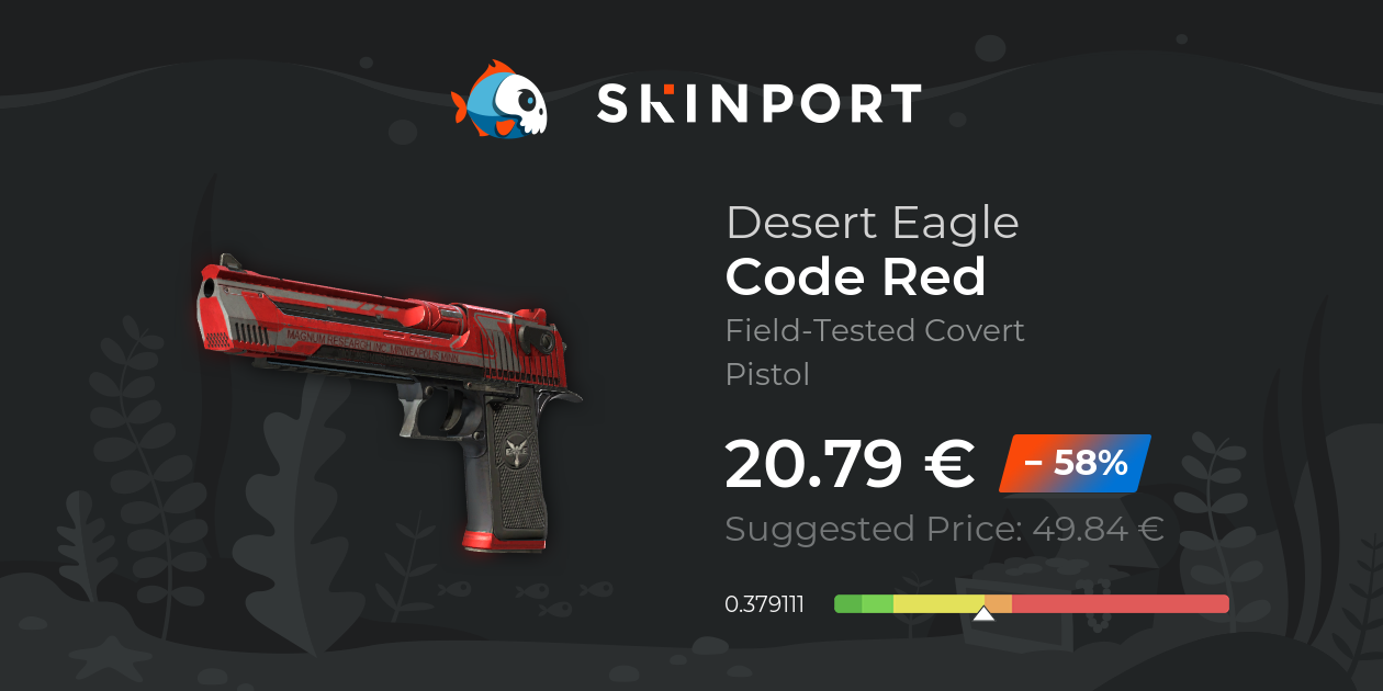 Desert Eagle | Code Red (Afprøvet i marken) - Counter-Strike 2 - Skinport