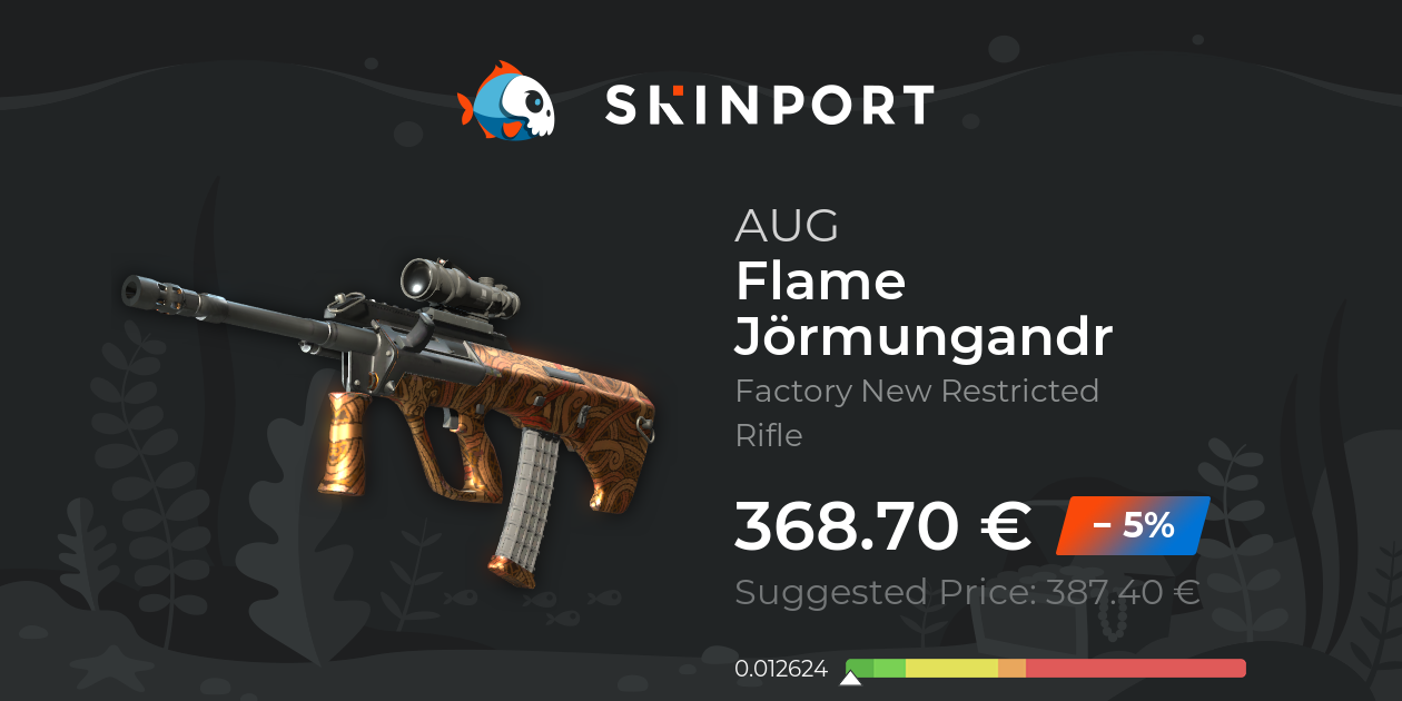 AUG | Flame Jörmungandr (Factory New) - Counter-Strike 2 - Skinport