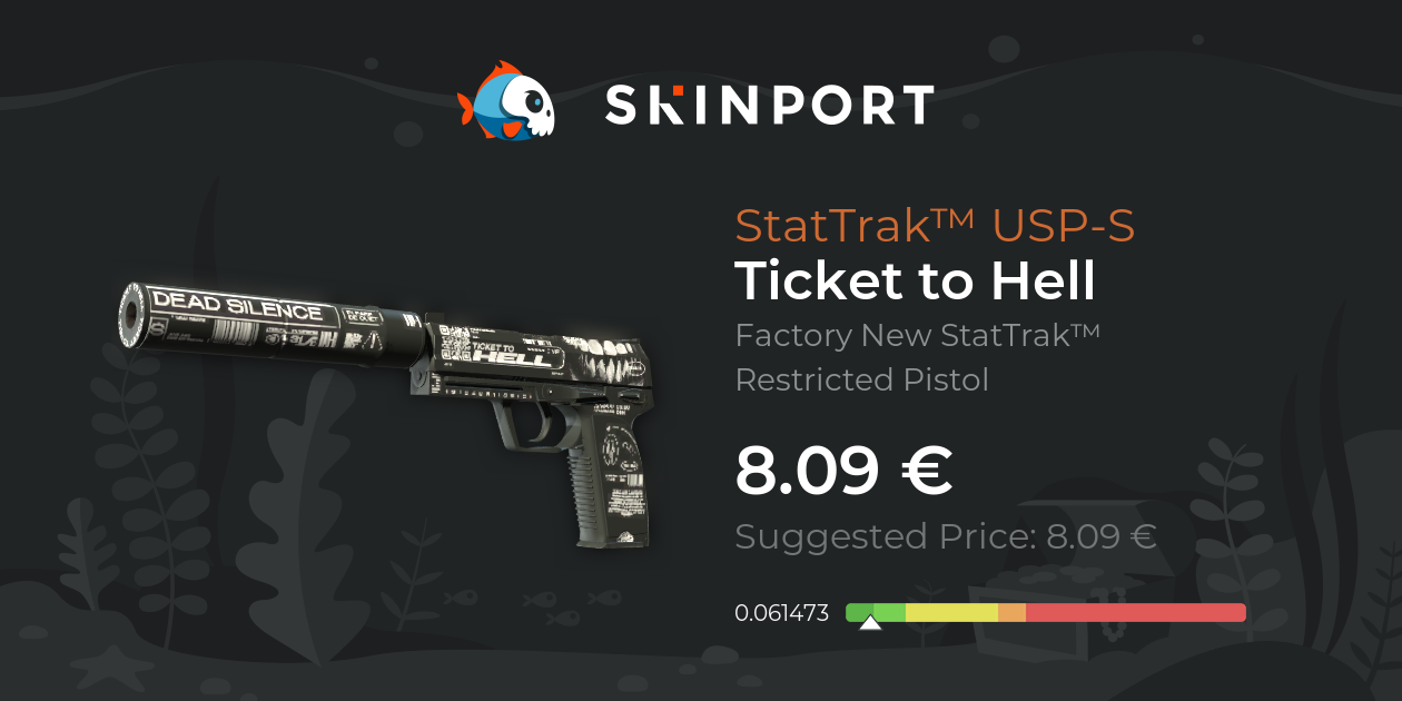 StatTrak™ USP-S | Ticket to Hell (Factory New) - Counter-Strike 2 ...