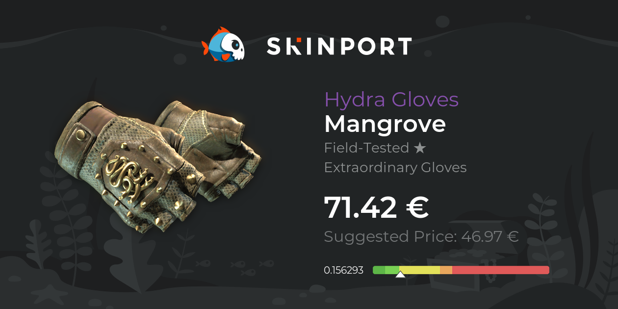 Hydra Gloves | Mangrove (Field-Tested) - Counter-Strike 2 - Skinport