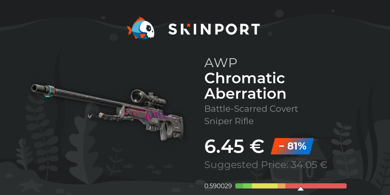 AWP | Chromatic Aberration (Battle-Scarred) - Counter-Strike 2 - Skinport