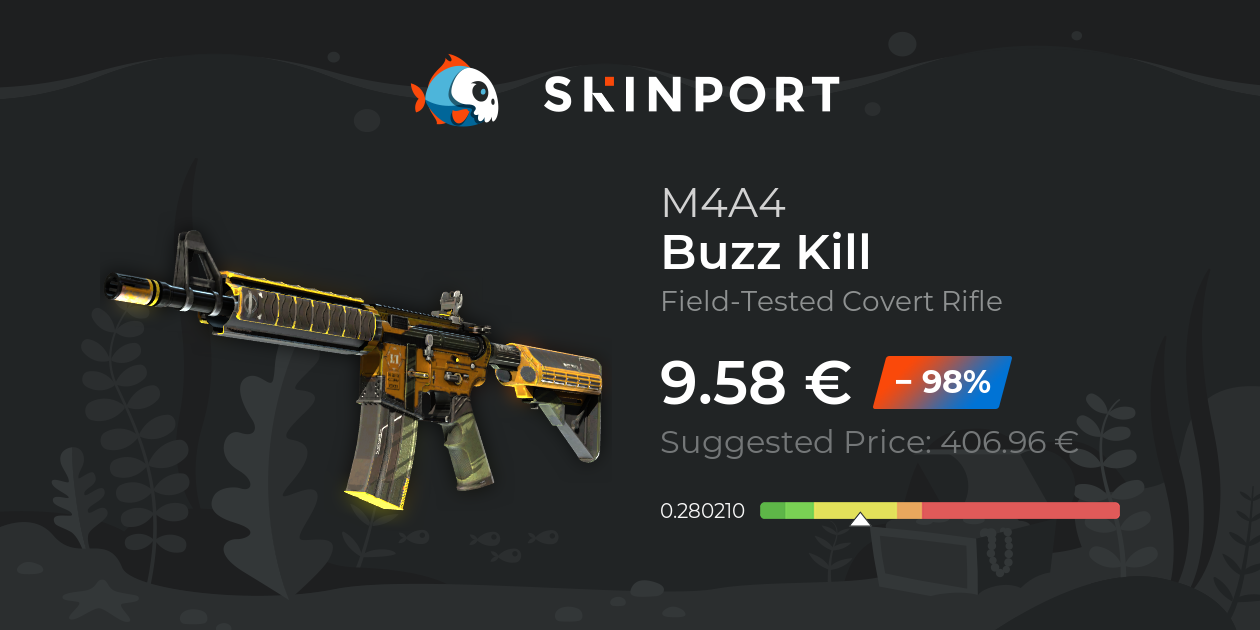 M4A4 | Buzz Kill (Field-Tested) - Counter-Strike 2 - Skinport