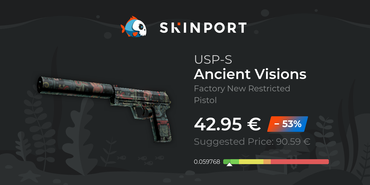 USP-S | Ancient Visions (Factory New) - Counter-Strike 2 - Skinport