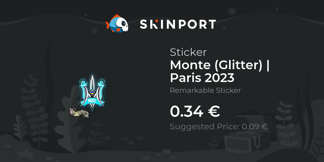 Sticker | Monte (Glitter) | Paris 2023 - Counter-Strike 2 - Skinport