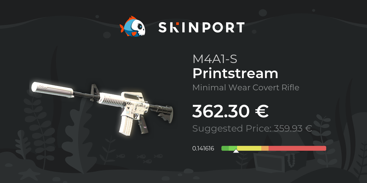 M4A1-S | Printstream (Minimal Wear) - Counter-Strike 2 - Skinport