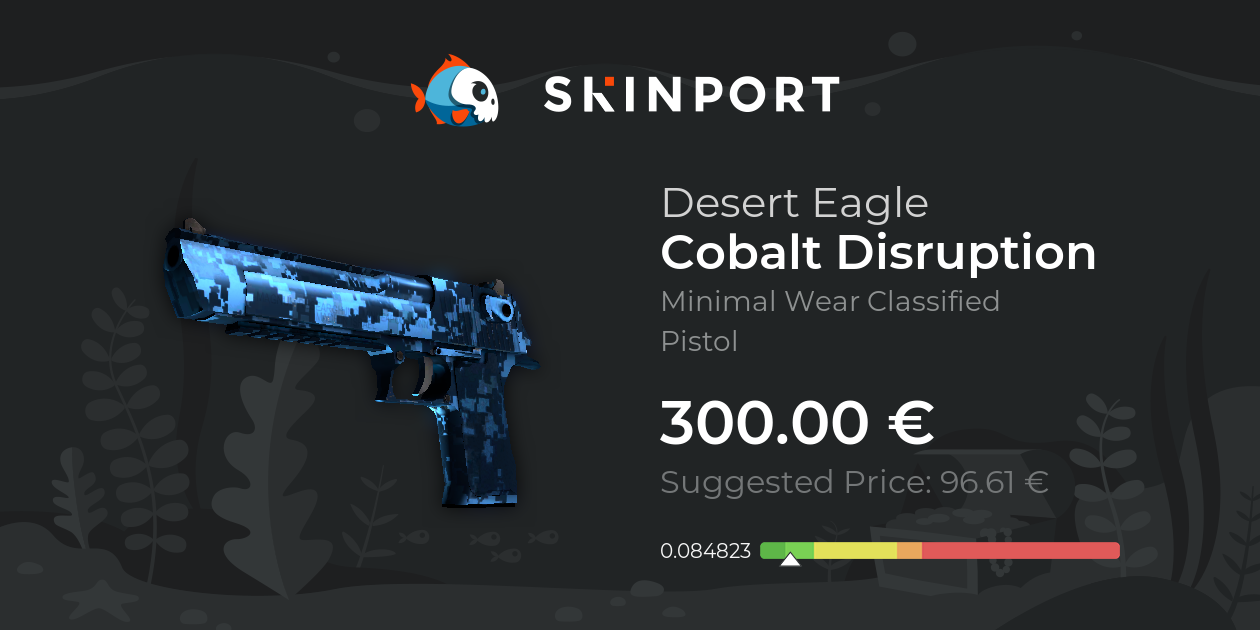 Desert Eagle | Cobalt Disruption (Minimal Wear) - Counter-Strike 2 ...