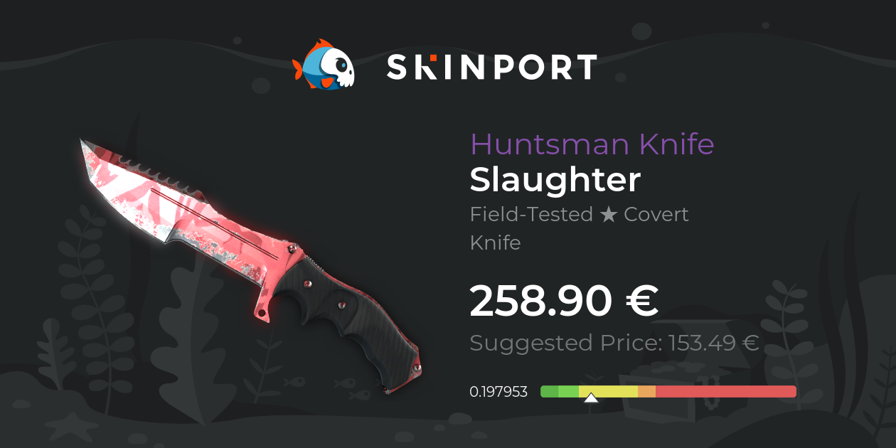 Huntsman Knife | Slaughter (Field-Tested) - Counter-Strike 2 - Skinport