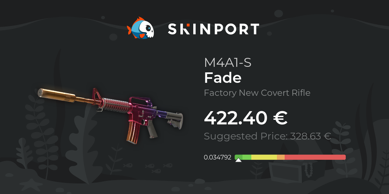 M4A1-S | Fade (Factory New) - Counter-Strike 2 - Skinport