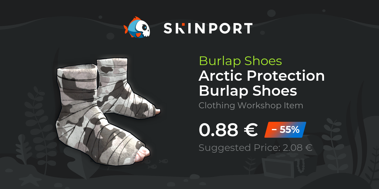 Arctic Protection Burlap Shoes - Rust - Skinport