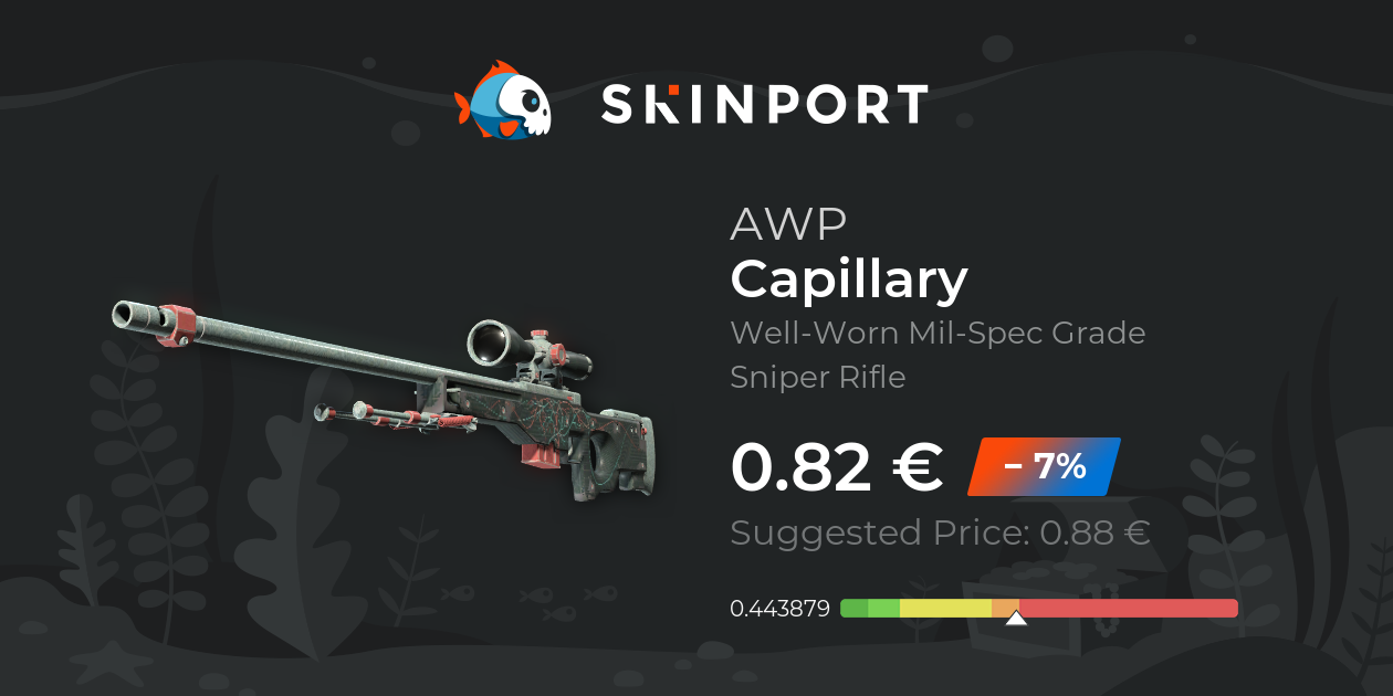 AWP | Capillary (Well-Worn) - Counter-Strike 2 - Skinport
