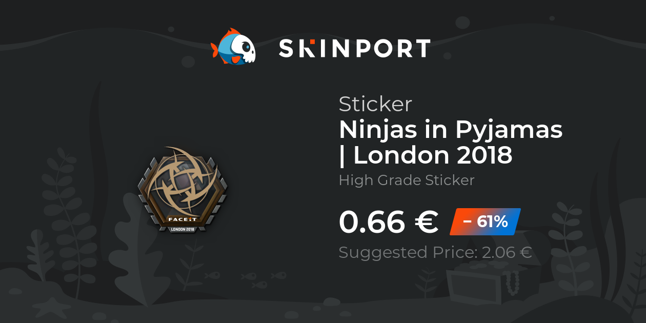 Sticker | Ninjas in Pyjamas | London 2018 - Counter-Strike 2 - Skinport
