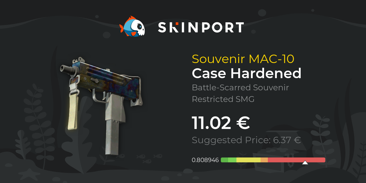 Souvenir MAC-10 | Case Hardened (Battle-Scarred) - Counter-Strike 2 ...
