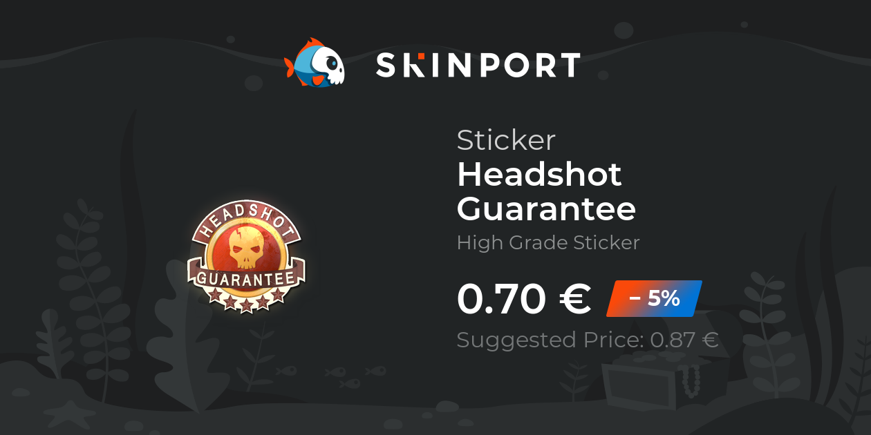 Sticker | Headshot Guarantee - Counter-Strike 2 - Skinport