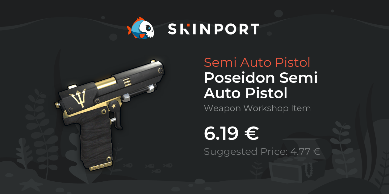 Poseidon Semi Auto Pistol - Rust - Skinport