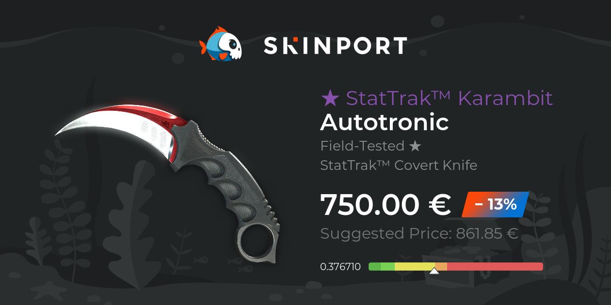 StatTrak™ Karambit | Autotronic (Field-Tested) - Counter-Strike 2 ...