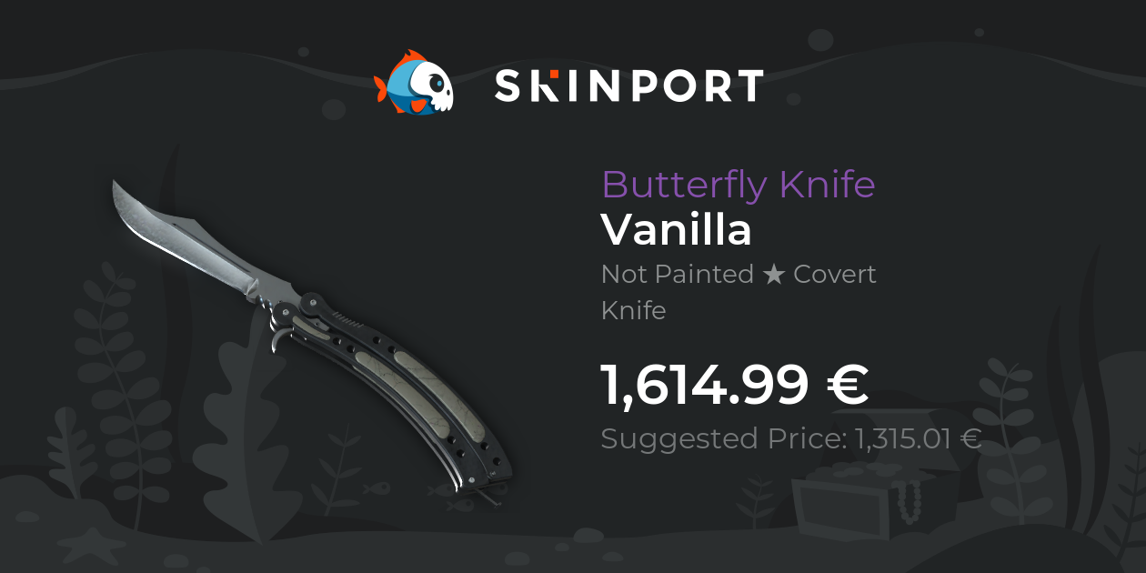 Faca Butterfly ★ - Counter-Strike 2 - Skinport