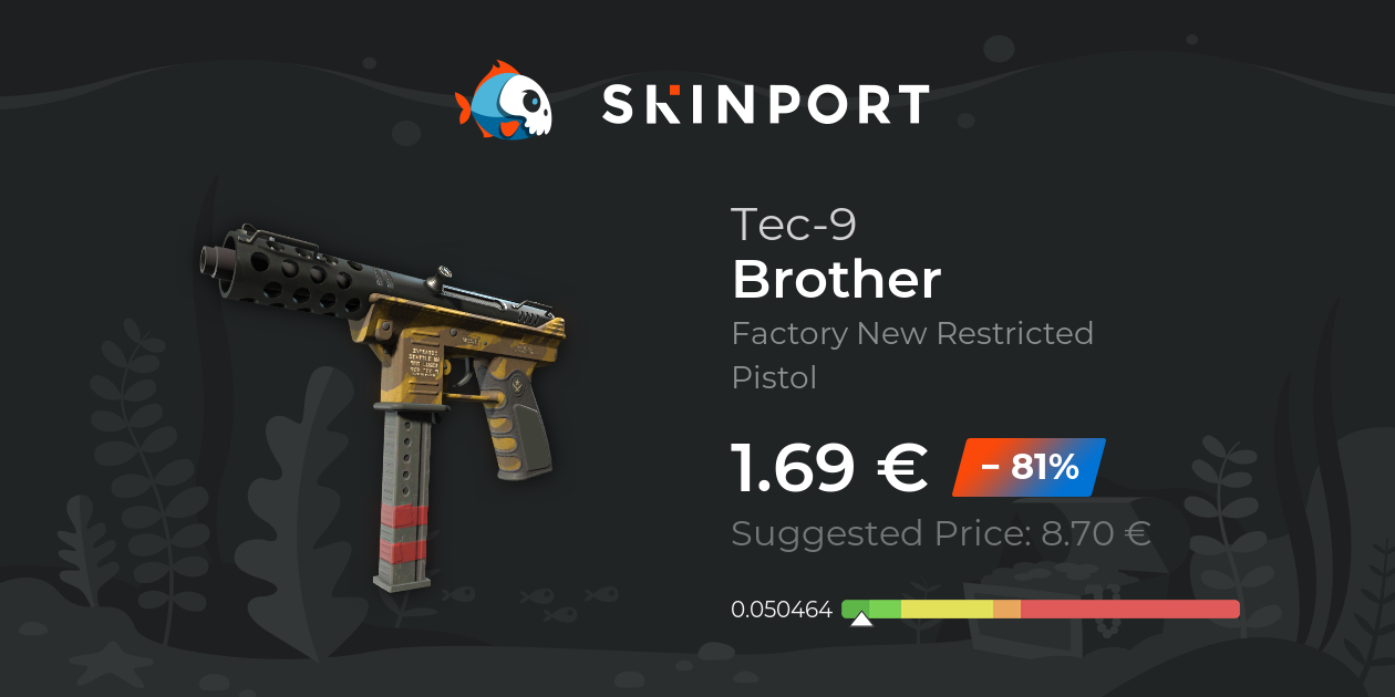 Tec 9 Brother Factory New Counter Strike 2 Skinport