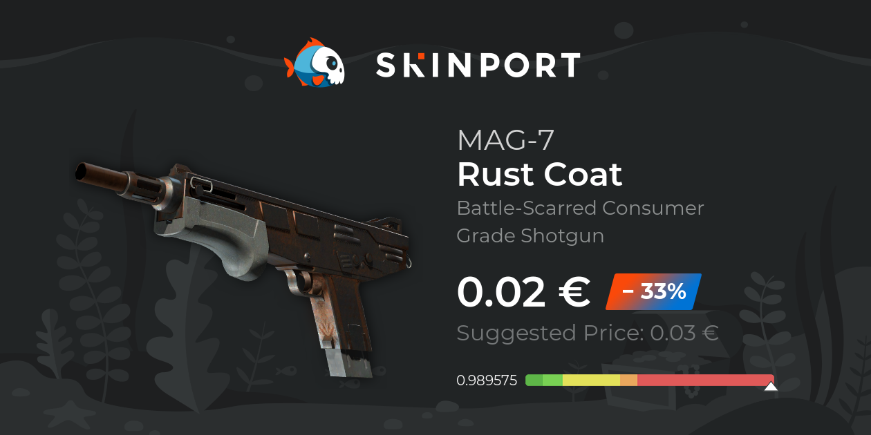 MAG-7 | Rust Coat (Battle-Scarred) - Counter-Strike 2 - Skinport
