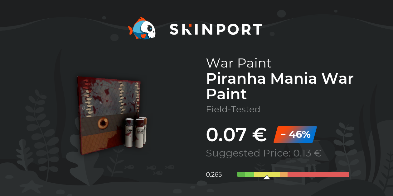 Piranha Mania War Paint (Field-Tested) - Team Fortress 2 - Skinport