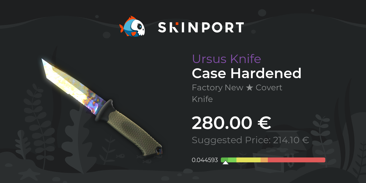 Ursus Knife | Case Hardened (Factory New) - Counter-Strike 2 - Skinport