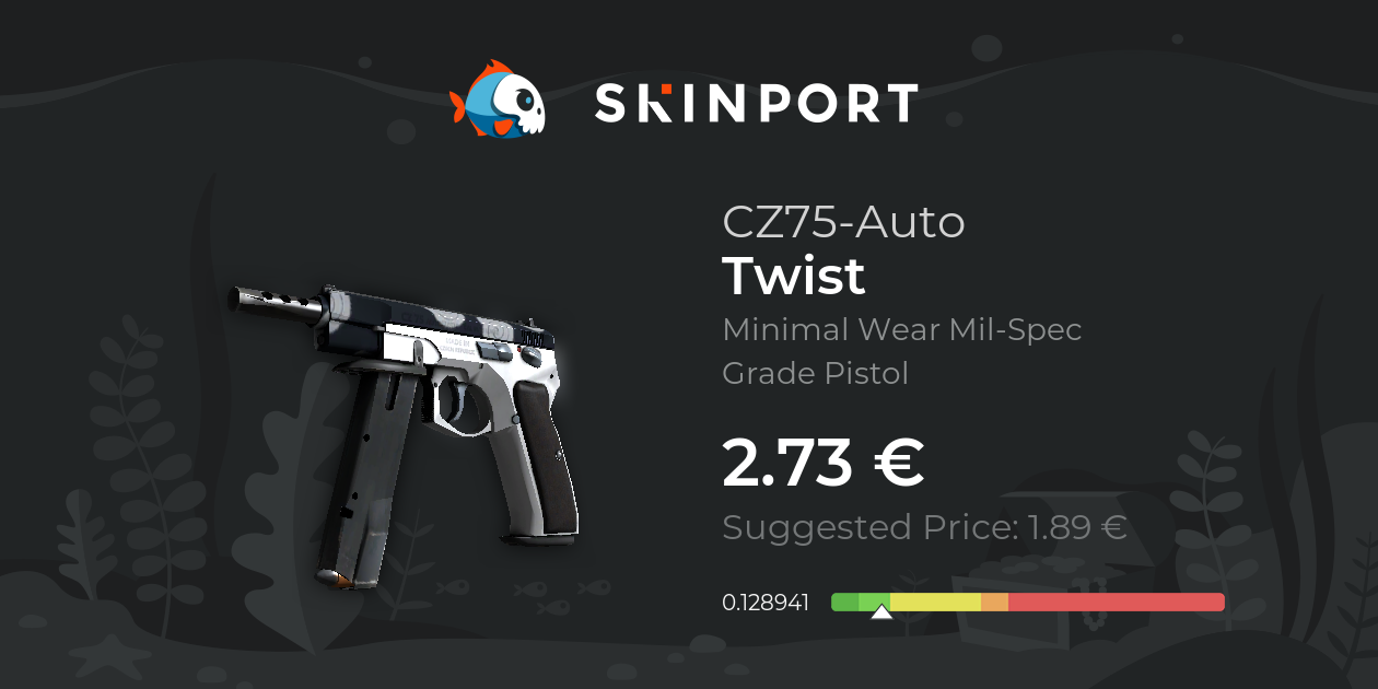 CZ75-Auto | Twist (Minimal Wear) - CS2 - Skinport